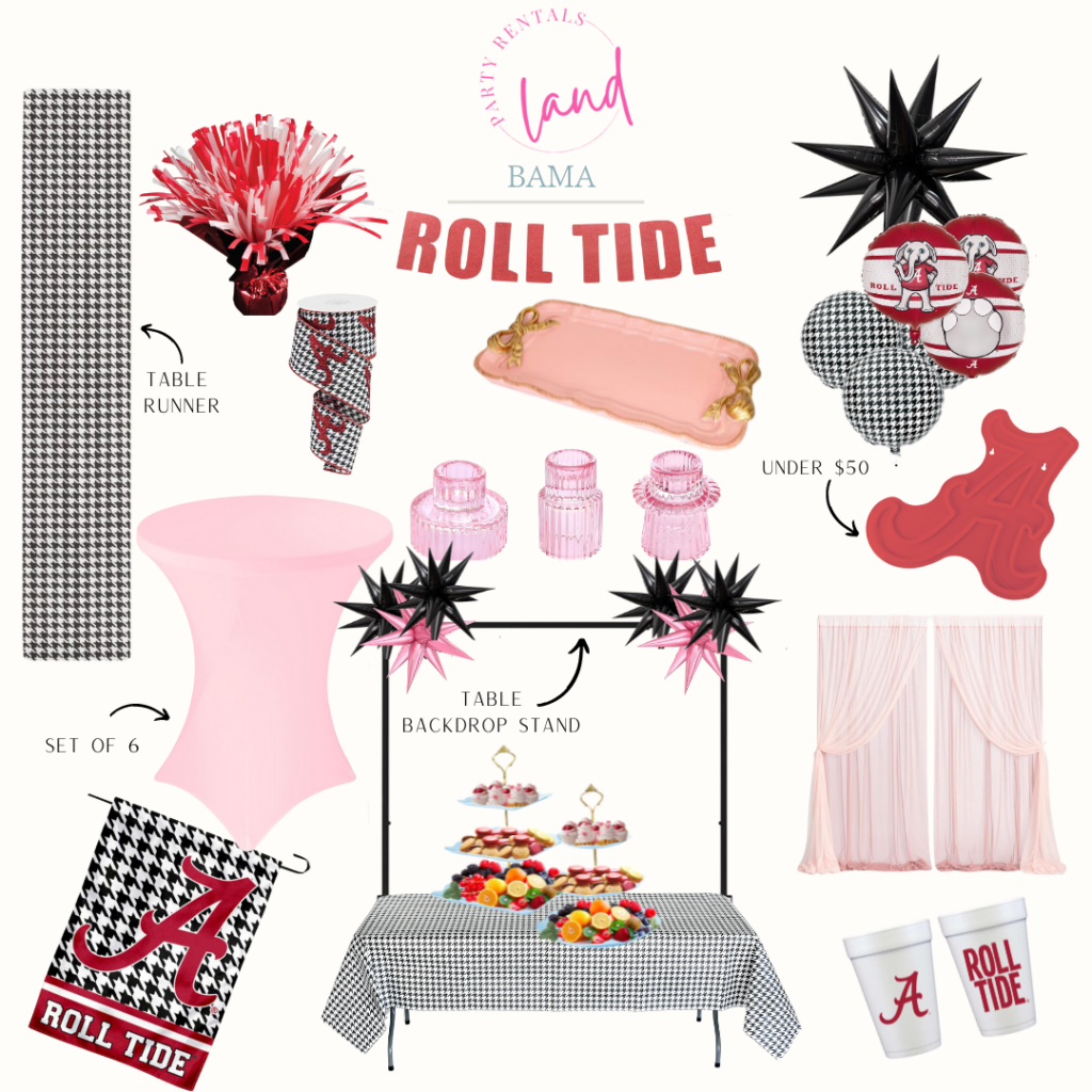 Roll Tide | A Salute to The Grad - landpartyrentals.com